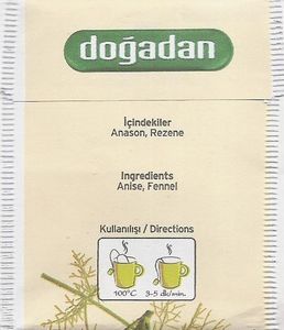 Tea Bag: Anason Bitki Çayi, flap (doğadan, Türkiye (Turkey)(Bitki Çayi ...