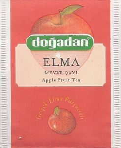 Tea Bag: Elma Meyve Çayi, ® in logo, flap, white around logo (doğadan ...