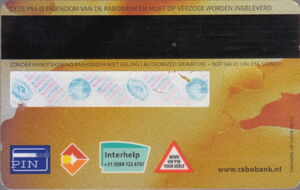 Bank Card: Rabobank WereldPas (Rabobank, NetherlandsCol:NL-MS-0032.01 💳