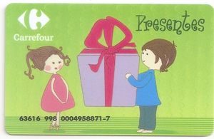 Gift Card: Presentes (Carrefour, Brazil(Carrefour) Col:BR-CARR-025a