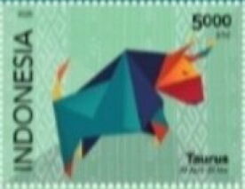 Stamp: Taurus (Indonesia(Signs of the Zodiac (2025)) Col:ID 2025.05.20 ...