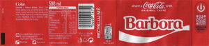 Etiqueta de bebida: Coca-Cola - Barbora (Coca-Cola HBC Česko a ...