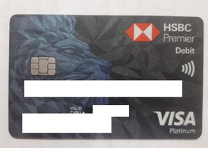 Banka Kartı: HSBC Premier Platinum Debit Visa 2 (HSBC (Egypt), MısırCol ...