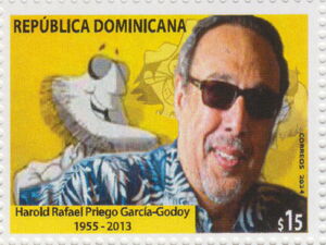 Stamp: Harold Priego García-Godoy, Cartoonist (Dominican Republic ...