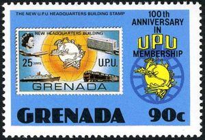 Stamp: Stamp No 384 (Grenada(UPU Membership) Mi:GD 1131,Sn:GD 1080,Yt ...