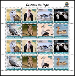 Stamp: Birds of Togo (Togo(Birds of Togo (2024)) Col:TG 2024.00.00-31 📮