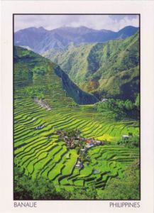 Postcard: Banaue Rice Terraces. Batad village (Philippines(- Rice ...