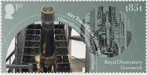 Stamp: Airy Transit Circle Telescope (United Kingdom of Great Britain ...