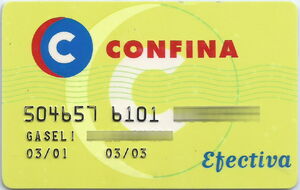 Bank Card: Confina Efectiva (Confina, ArgentinaCol:AR-GM-0097 💳