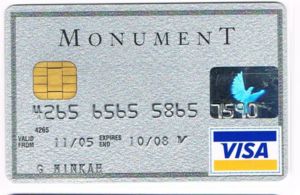 Bank Card: MonumenT (Barclays Bank, United Kingdom of Great Britain ...