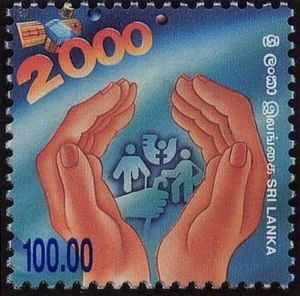 Stamp: Year 2000 (Sri Lanka(Year 2000) Mi:LK 1244,Sn:LK 1294,Yt:LK 1223 ...
