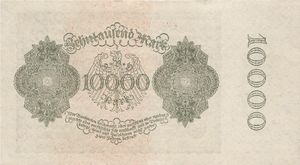Banknote: 10,000 Mark (Germany(1922 1st Issue - Reichsbanknote ...