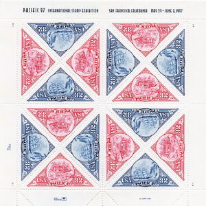Stamp: International Stamp Exhibition "PACIFIC '97", San Fransisco ...