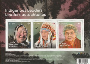 Stamp: Indigenous Leaders of Canadian First Nations (Canada(Indigenous ...
