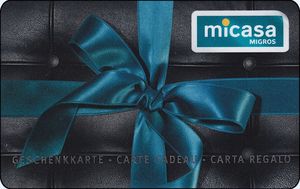 Geschenkkarte: Micasa (Migros, Schweiz(Micasa) Col:CH-MIG-0316
