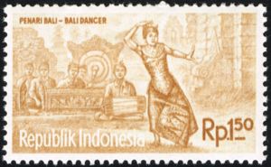 Stamp: Bali Dancer (Indonesia(Tourism) Mi:ID 298,Sn:ID 514,Yt:ID 243,Sg ...