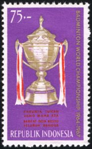 Stamp: Thomas Cup World Badminton Championships (Indonesia(Thomas Cup ...