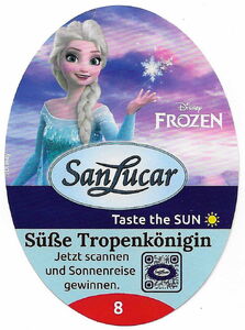 Fruit Sticker: SanLucar Taste the SUN Frozen 8 (SpainCol:ES-FR-03390 🍎