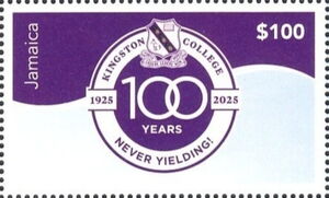 Stamp: Centenary of Kingston College (Jamaica(Kingston College ...