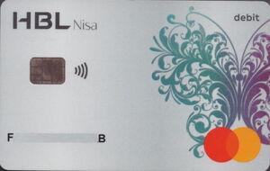 Bank Card: HBL Nisa (Habib Bank Ltd,, PakistanCol:PK-MC-0085 💳