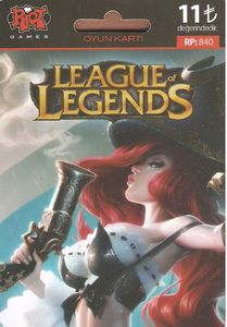 Gift Card: LEAGUE of LEGENDS (3pay, Türkiye (Turkey)(Riot Games) Col:TR ...
