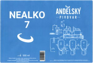 Drink Label: Nealko 7 (Andělský pivovar, Czech Republic(labels for cans ...