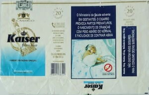 Cigarette Pack: Kaiser (BrazilCol:BR-CT-1681 🚬