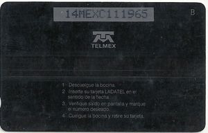 Phonecard: Sección Amarilla Fondo Amarillo (14MEXC + B) (Telmex ...
