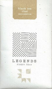 Theezakje: black tea chai, other inside, mat (Legends of tea, Nederland ...