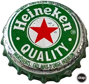 Bottle Cap: Heineken Quality (Heineken Entreprise, FranceCol:BE-FR-00881 🍾