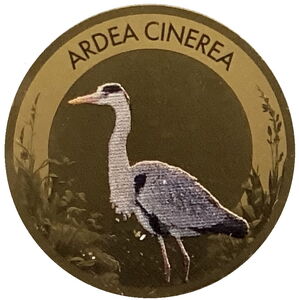 Coin: 3,000 CFA Francs (Waterbirds - Grey Heron) (Chad(2025 ...