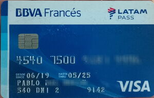 Bank Card: BBVA Francés / Latam Pass (Banco Francés (BBVA ...