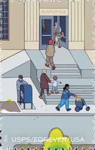 Stamp: United States Postal Service, 250 Years (United States of ...