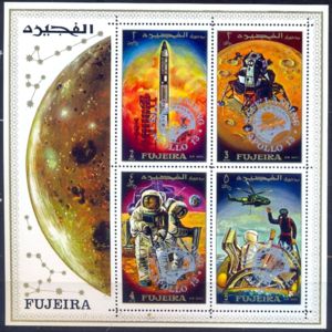Stamp: Apollo 13 (Fujairah (Fujeira)(Apollo 13) Mi:FU BL24A,Col:FU 1970 ...