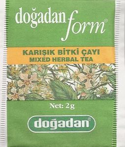 Tea Bag: form Karişik Bitki Çayi, ® in logo (doğadan, Türkiye (Turkey ...