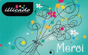 Carte cadeau: Merci (Illicado, France(Illicado) Col:FR-IL-030b