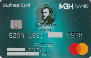 Bank Card: MBH Bank Business Card - Széchenyi Kártya (MBH Bank ...