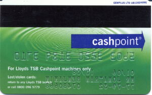 Bank Card: Basicbankaccount (Lloyds TSB, United Kingdom of Great ...