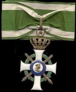 Decoration: Albert Order Commander with Crown and Swords (Germany ...