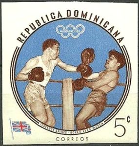 Stamp: Terence Spinks (Dominican Republic(Summer Olympic Games 1960 ...