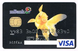 Bank Card: Goldfish (BRE Bank SA/MultiBank/mBank, PolandCol:PL-VI-0060.02