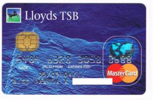 Bank Card: Lloyds Tsb MASTERCARD (Lloyds TSB, United Kingdom of Great ...