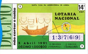 Lottery Ticket: Lotaria Nacional - Descobrimentos (Lotaria Nacional ...