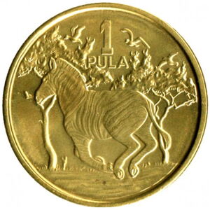 Moneda: 1 Pula (Botswana(1976~Actualidad - Circulación (Pula)) Col:BW ...