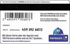 Functional Card: Edeka Privat (Boxberger) (Payback, Germany, Federal ...