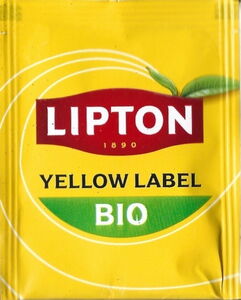 Tea Bag: Yellow Label Bio (Lipton, United Kingdom of Great Britain ...