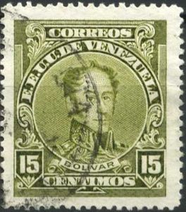 Stamp: Simón Bolívar (Venezuela(Simón Bolívar - Different Frames) Mi:VE 107C,Sn:VE 274a,Yt:VE 146B