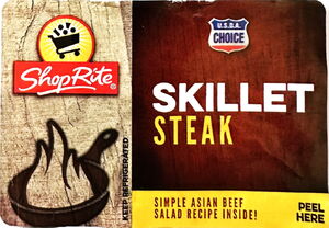 Food Label: ShopRite Skillet Steak Simple Asian Beef Salad (ShopRite ...