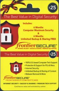 Gift Card: Digital Security (Frontier Secure, United States of America ...