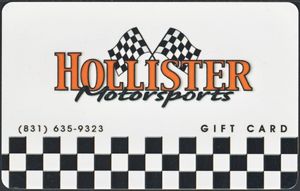 Gift Card: Hollister Motorsports (Hollister Motorsports, United States ...